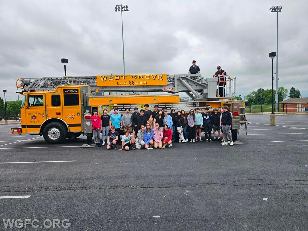 Egg Drop Success at AG Middle School - West Grove Fire Company